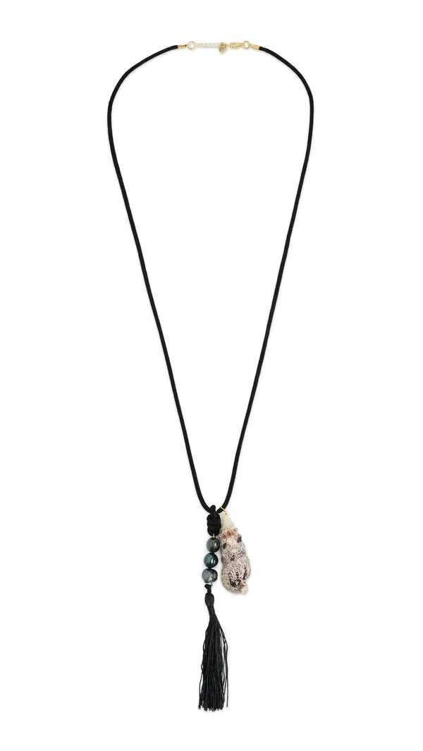 Maison Irem Selis Tasseled Charm Necklace