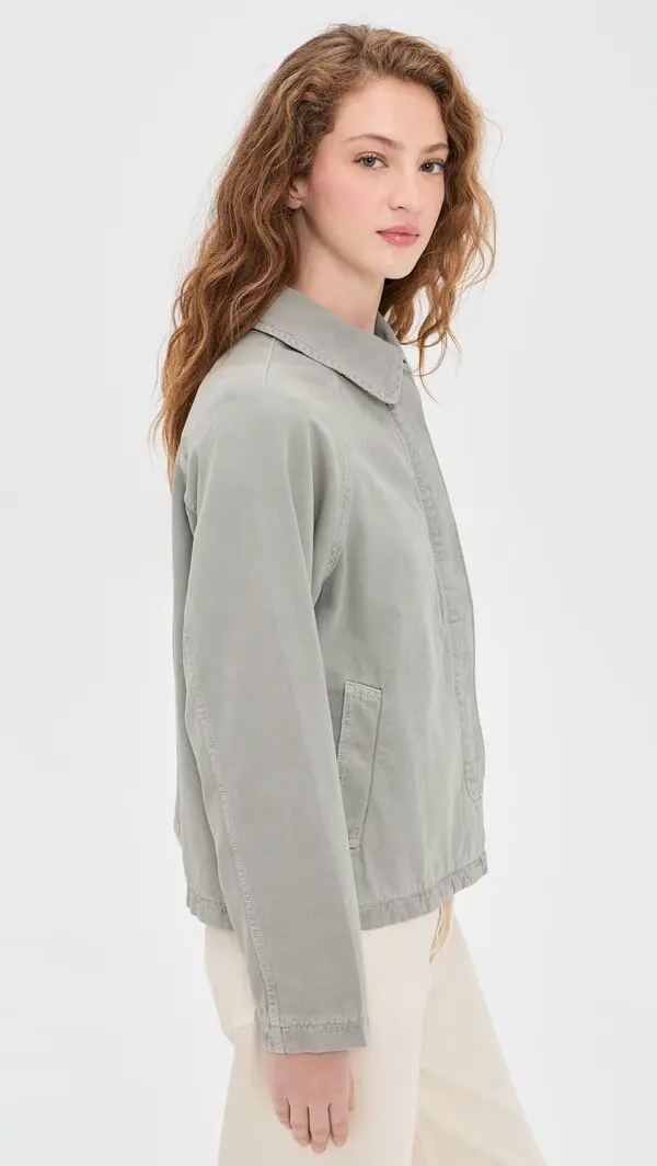 Marine Layer Collared Canvas Trench Coat