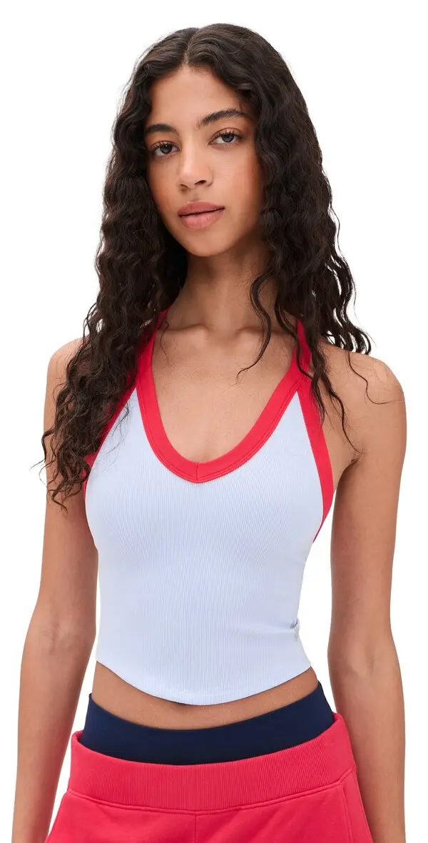 Free People All Clear Tank Top - Slate Combo