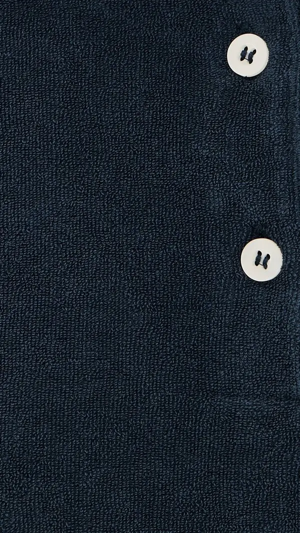 Kule Terry Polo With Classic Collar