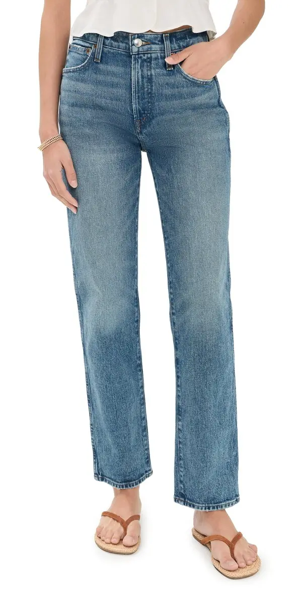Madewell The Longline Straight Jean - Picket Wash