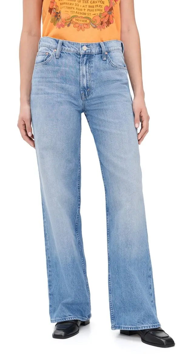 MOTHER The Rerun Zip Sneak Jeans - Last Bite