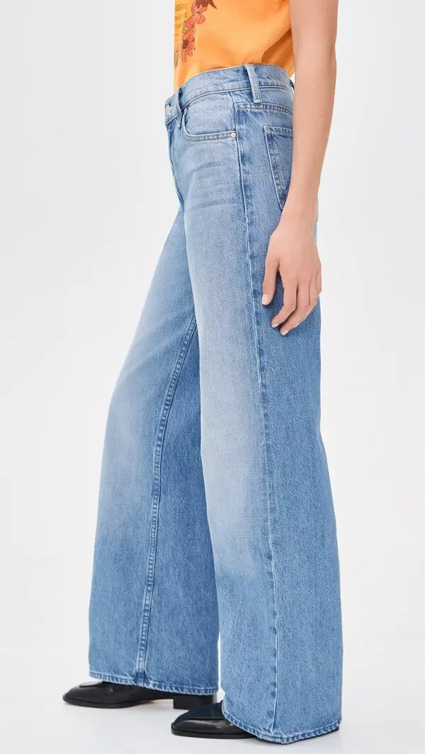 MOTHER The Rerun Zip Sneak Jeans - Last Bite