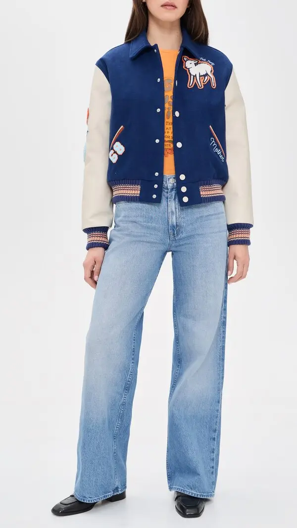MOTHER The Rerun Zip Sneak Jeans - Last Bite