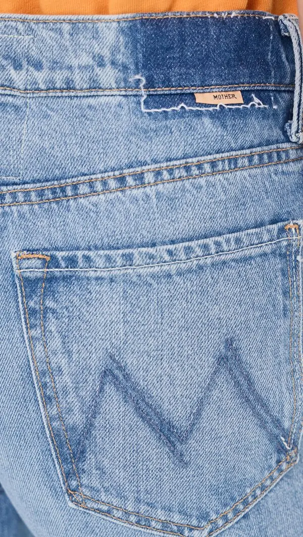 MOTHER The Rerun Zip Sneak Jeans - Last Bite
