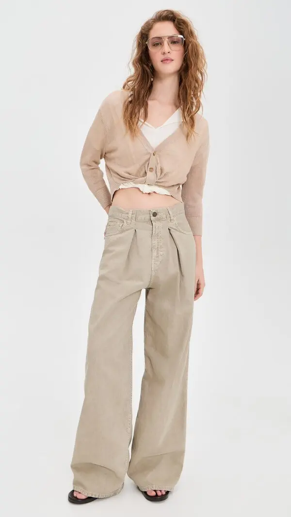 HAIKURE Candy Twill Jeans - Doeskin