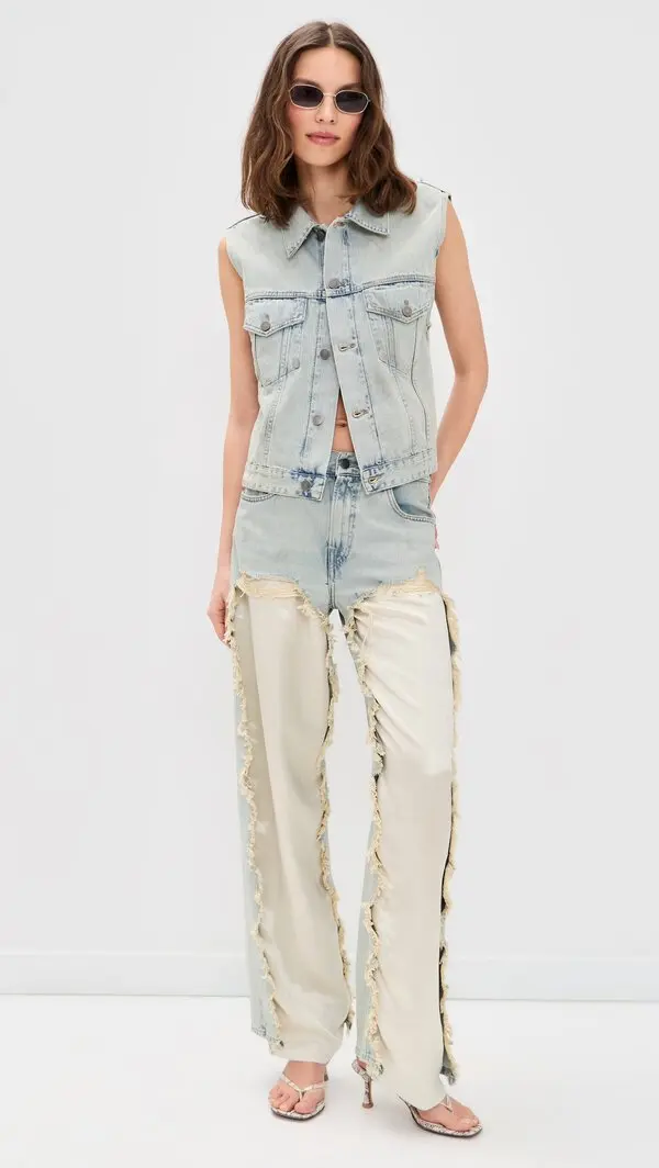 HAIKURE Bonnie Jeans - Dusty Blue