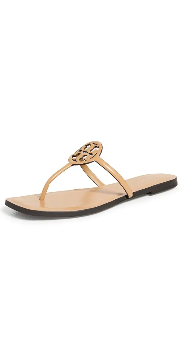 Tory Burch Miller Capri Sandals - Honeycomb Tan