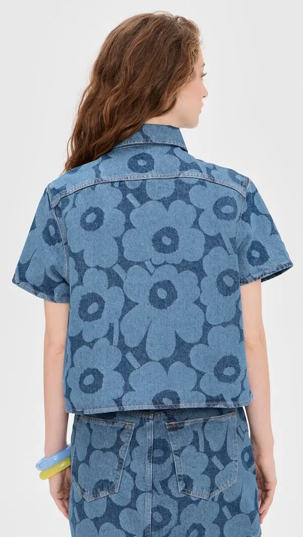 Marimekko Maridenim Kuvata Unikko Shirt