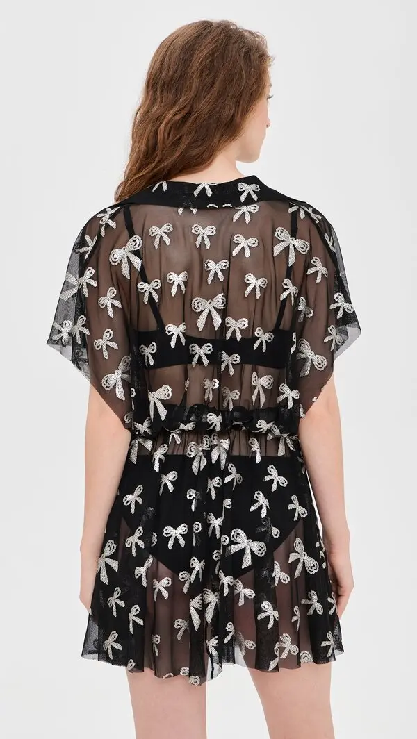 Norma Kamali Super Oversized Boyfriend Mini Dress
