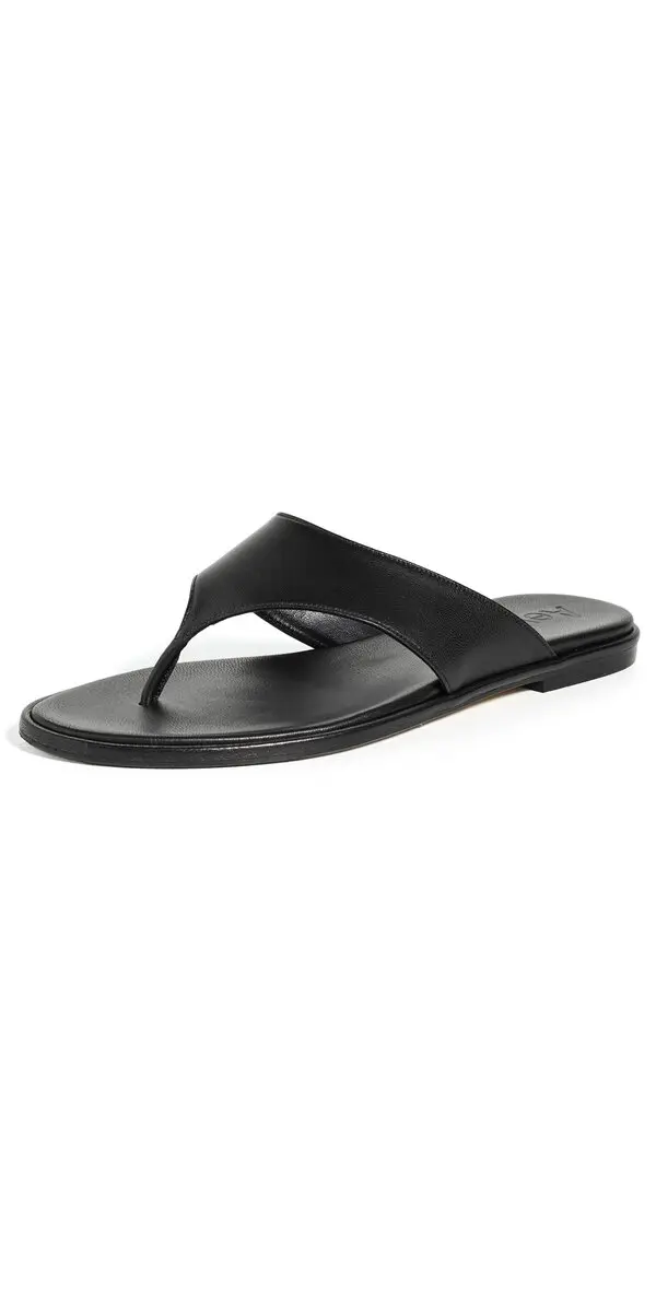 AeydĒ Amaya Nappa Leather Sandals - Black