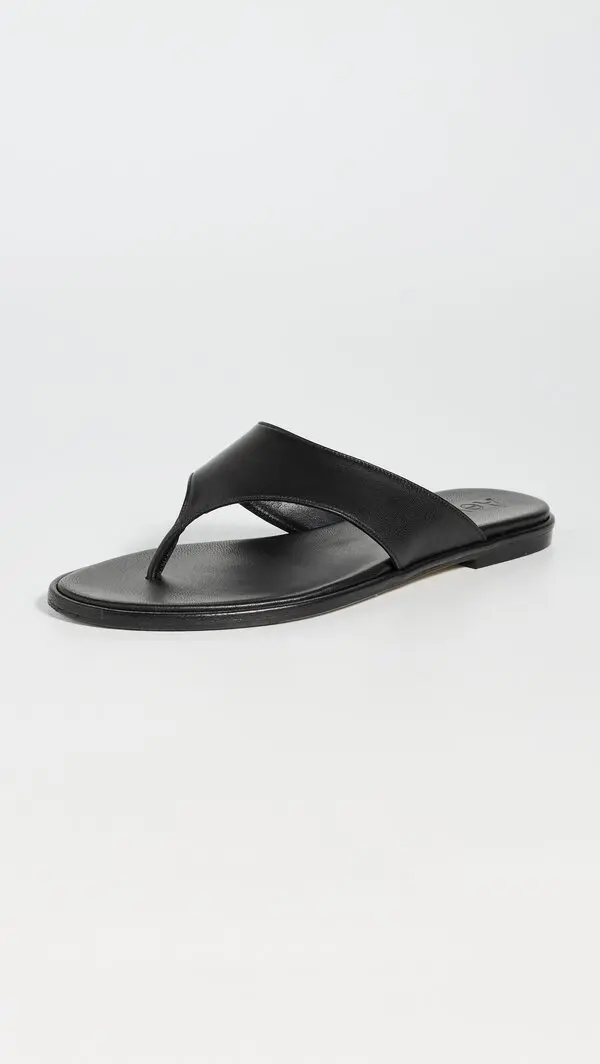 AeydĒ Amaya Nappa Leather Sandals - Black
