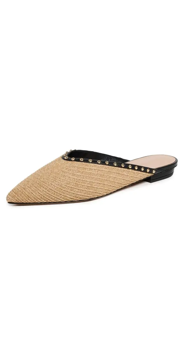 Ulla Johnson Hera Mules - Natural Raffia