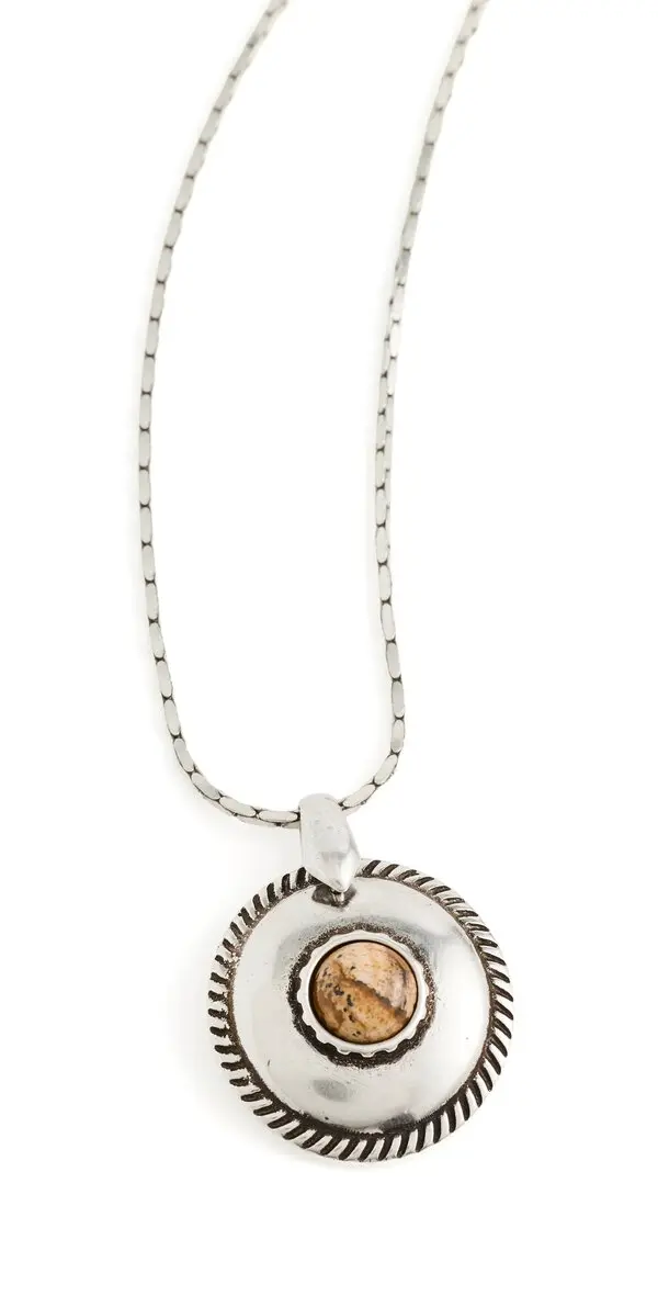 Isabel Marant Pendant Necklace - Natural/silver