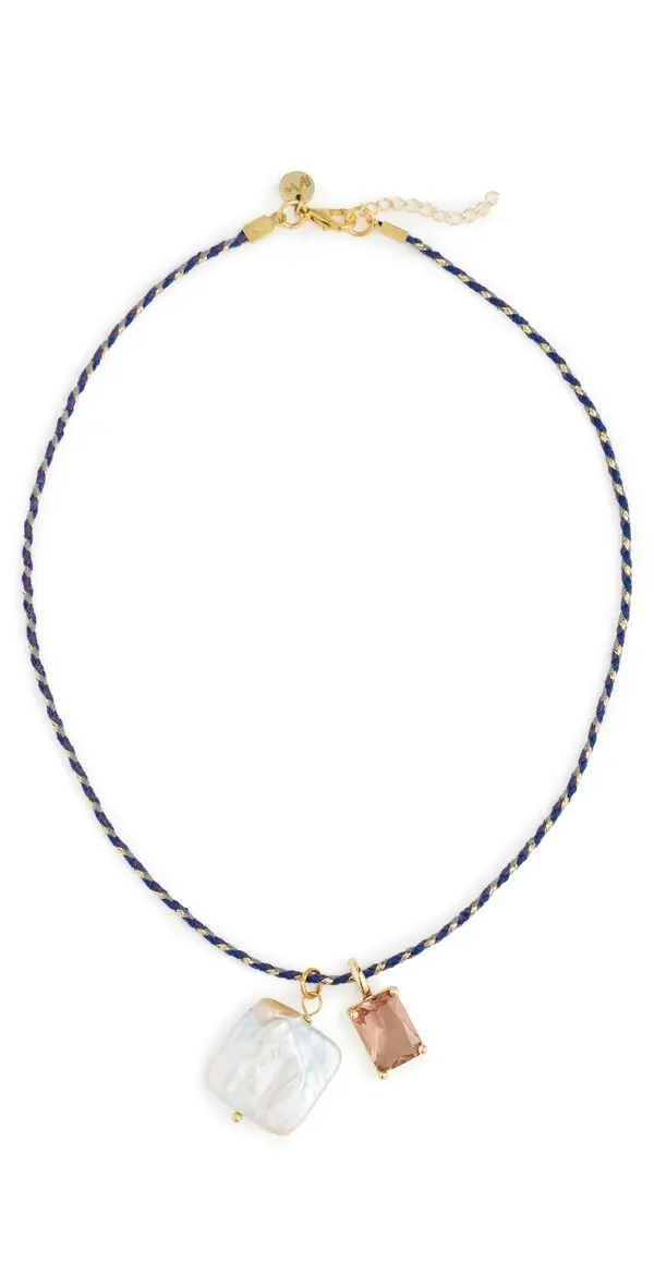 Maison Irem Freshwater Pearl Necklace - Blue