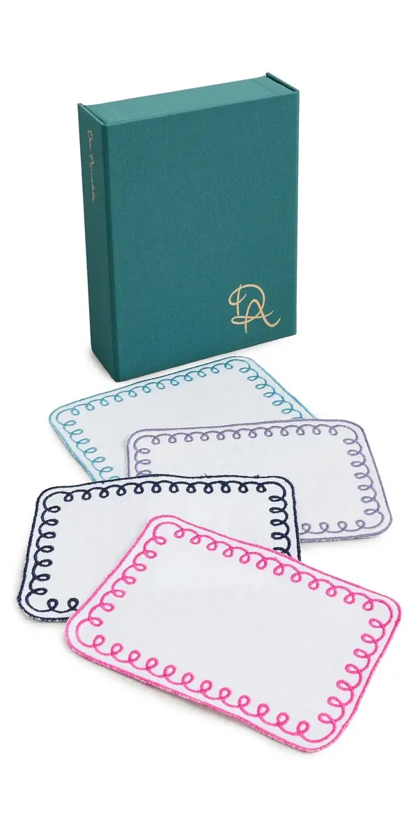 DEAR ANNABELLE Loopy Cocktail Napkins Set - Multi