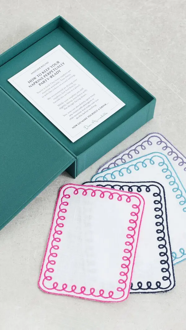 DEAR ANNABELLE Loopy Cocktail Napkins Set