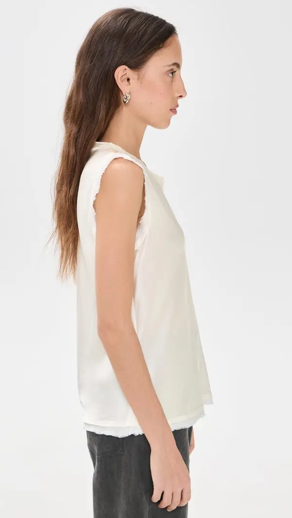 ALL THREE Amanda Silk Tank