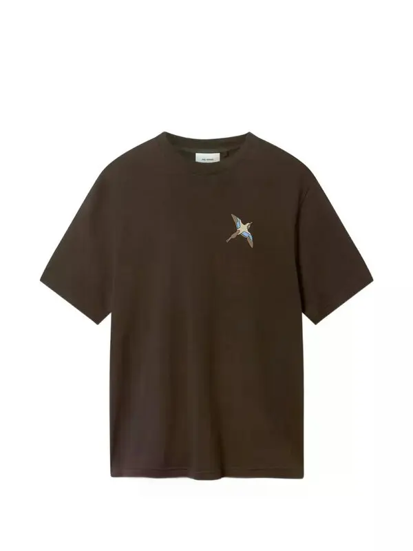 Axel Arigato Bird-motif T-shirt - Brown