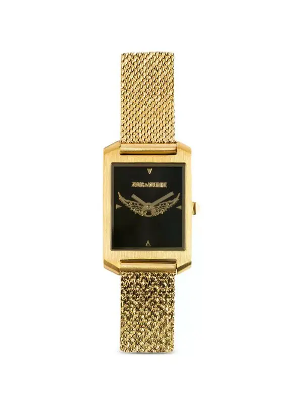 Zadig&Voltaire Voltaire Wings Gold Watch - Black