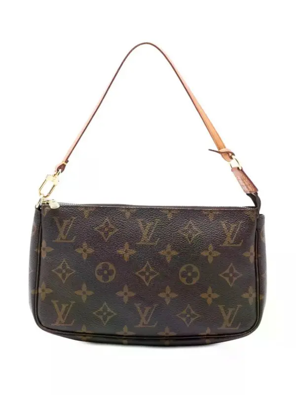 LOUIS VUITTON 2000 Monogram Pochette Accessoires - Brown