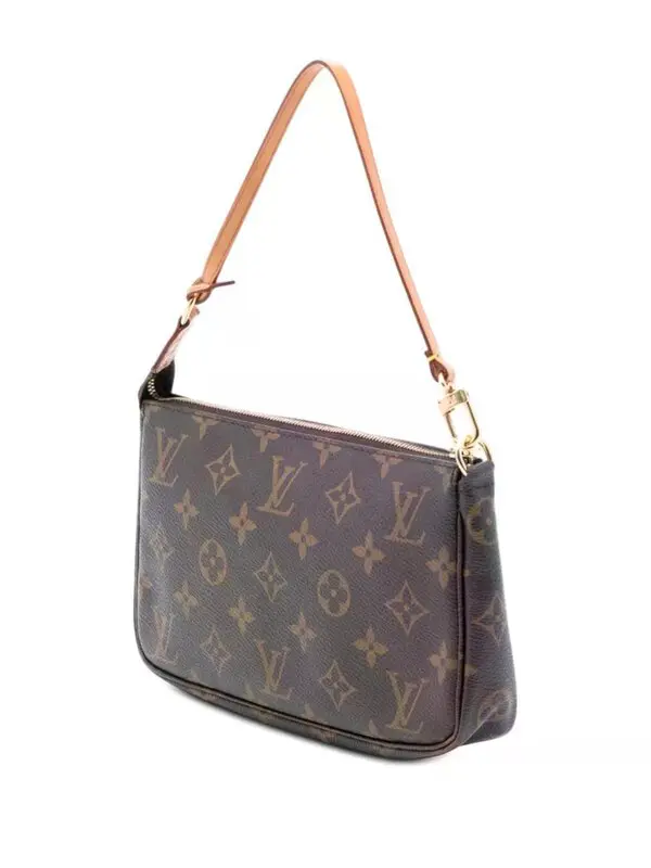 LOUIS VUITTON 2000 Monogram Pochette Accessoires - Brown