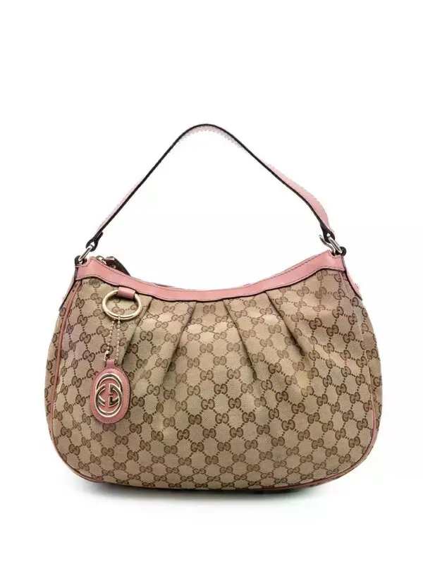 Gucci Gg Canvas Sukey Shoulder Bag 2016-2026 - Neutrals
