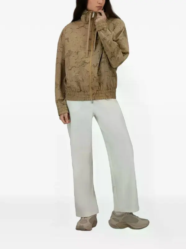 Herno Water-jacquard High-neck Jacket