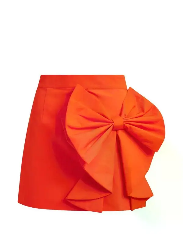 Essentiel Antwerp Joyous Bow-detail Skirt - Red