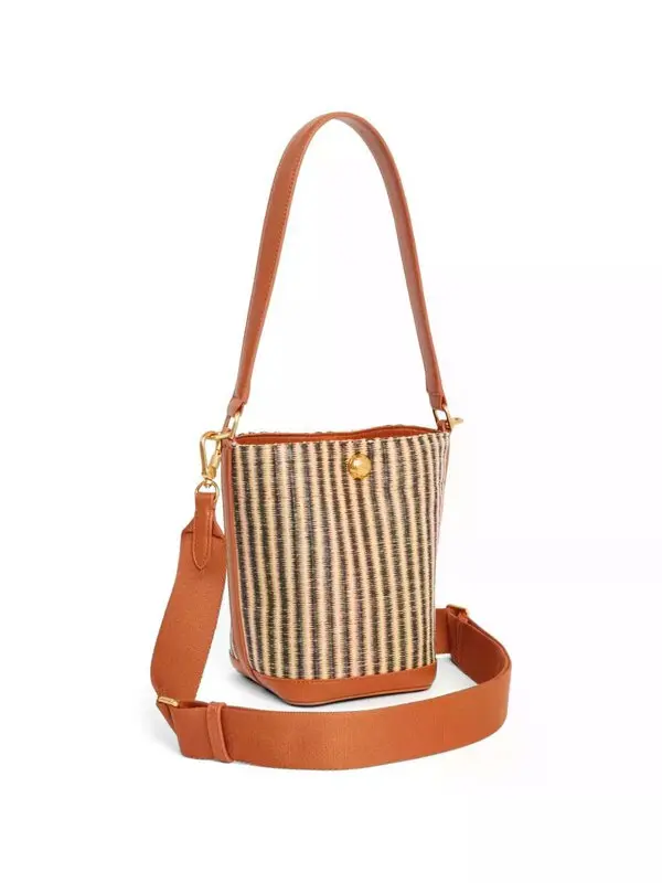 Lacoste Stripes Appliqué Bucket Bag