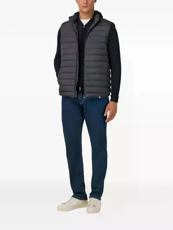 Boggi Milano Padded Gilet - Blue