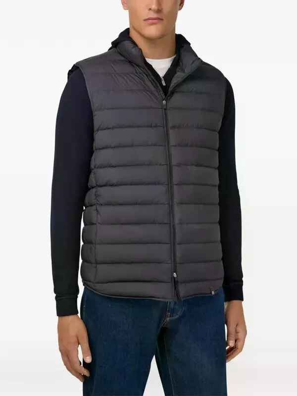 Boggi Milano Padded Gilet - Blue