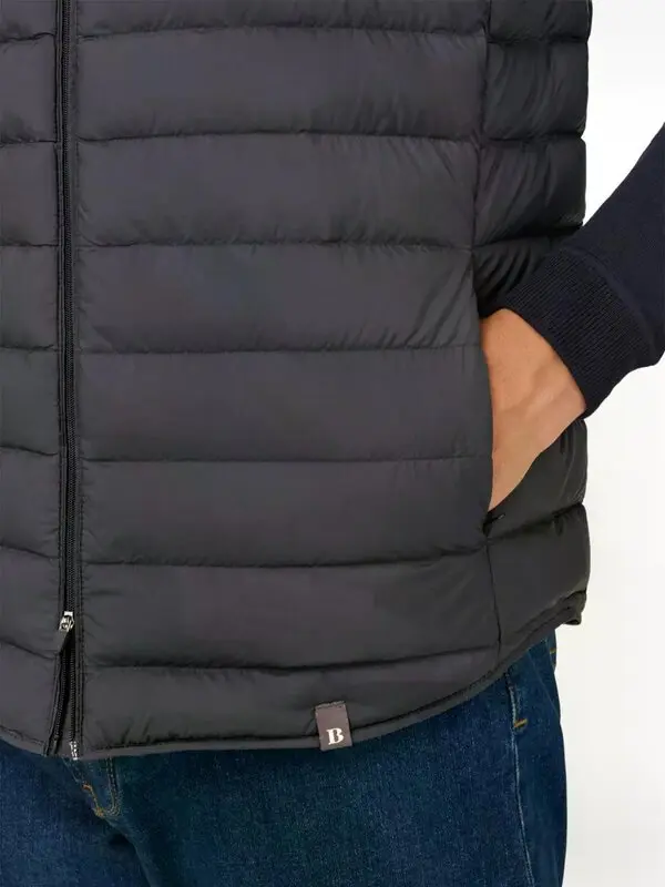 Boggi Milano Padded Gilet - Blue