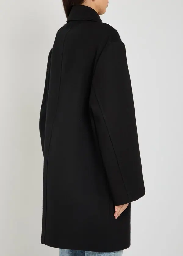 TOTEME Broad Double-breasted Wool Pea Coat