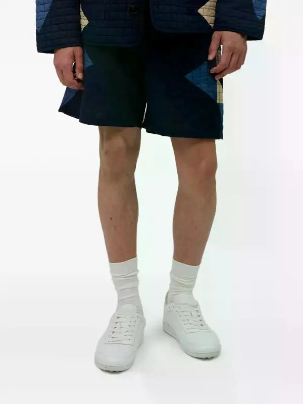 A.p.c. Geometric-pattern Shorts - Blue
