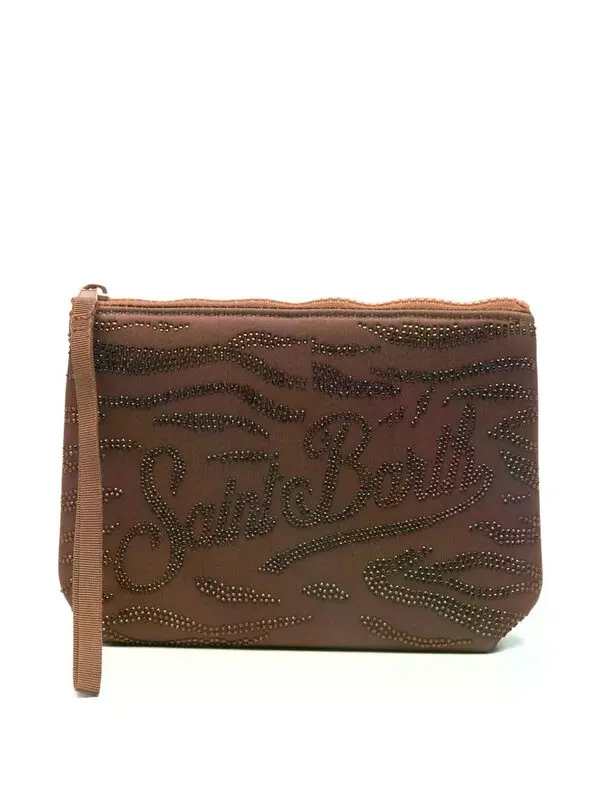MC2 SAINT BARTH Aline Clutch - Brown