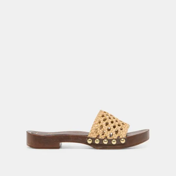 DOLCEVITA Sadie Sandals - Tan Raffia