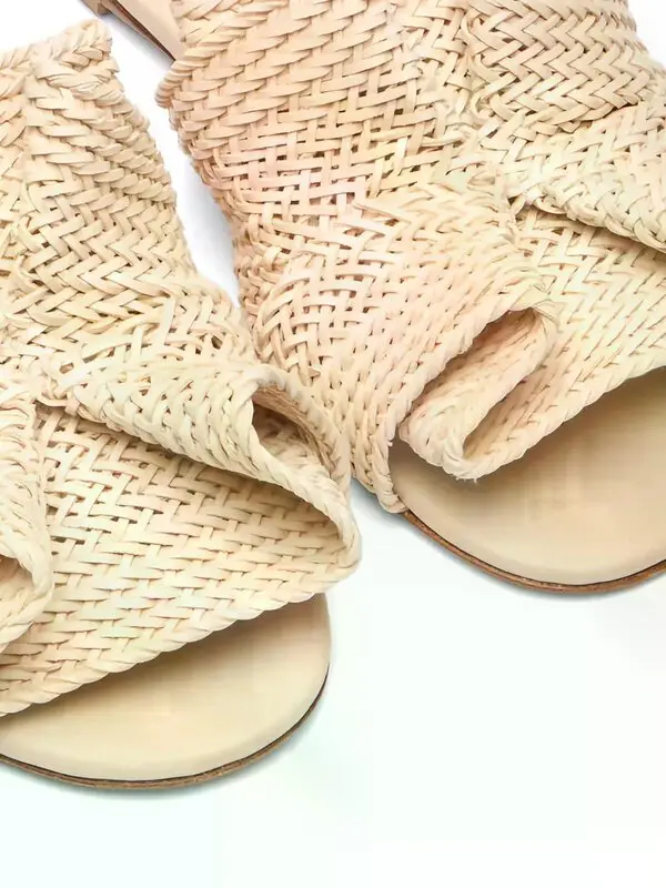 Casadei Hanoi Woven Sandals