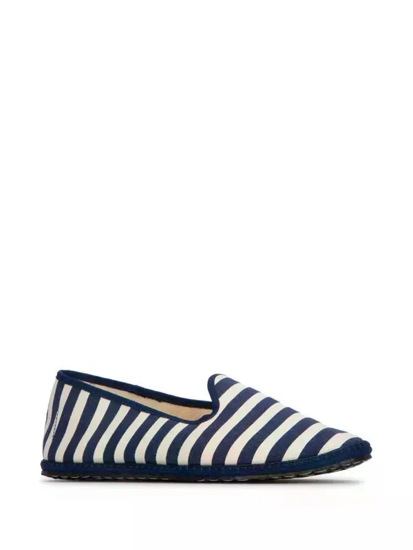 VIBI VENEZIA Striped Loafers - Blue