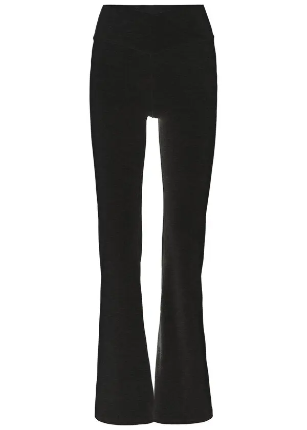 Vuori Elevation Rhythm Flare Stretch-jersey Leggings - Black