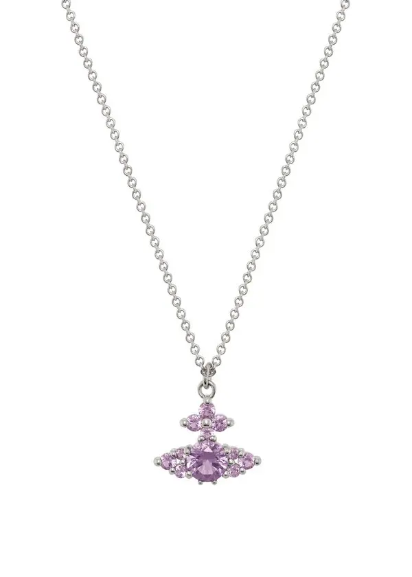 VIVIENNE WESTWOOD Feodorita Crystal-embellished Orb Necklace - Purple