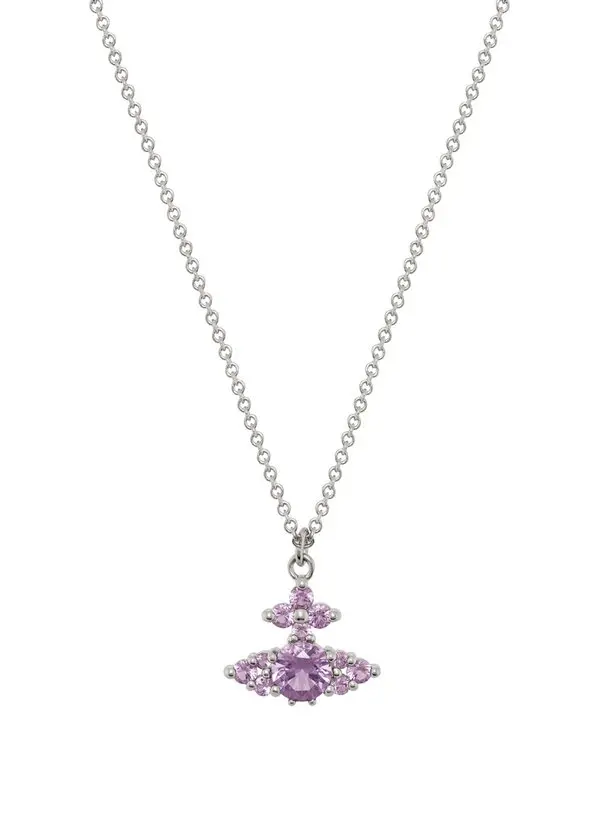 VIVIENNE WESTWOOD Feodorita Crystal-embellished Orb Necklace - Purple