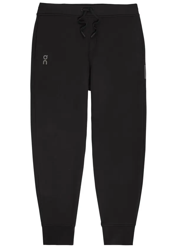 On Focus Tech Cott-blend Sweatpants - Black