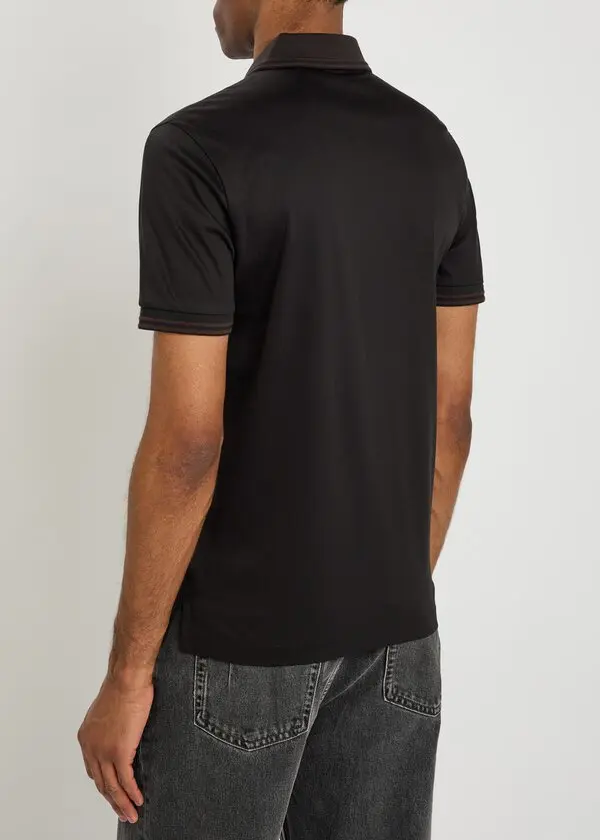 BOSS Phillipson Striped Trims Polo Shirt