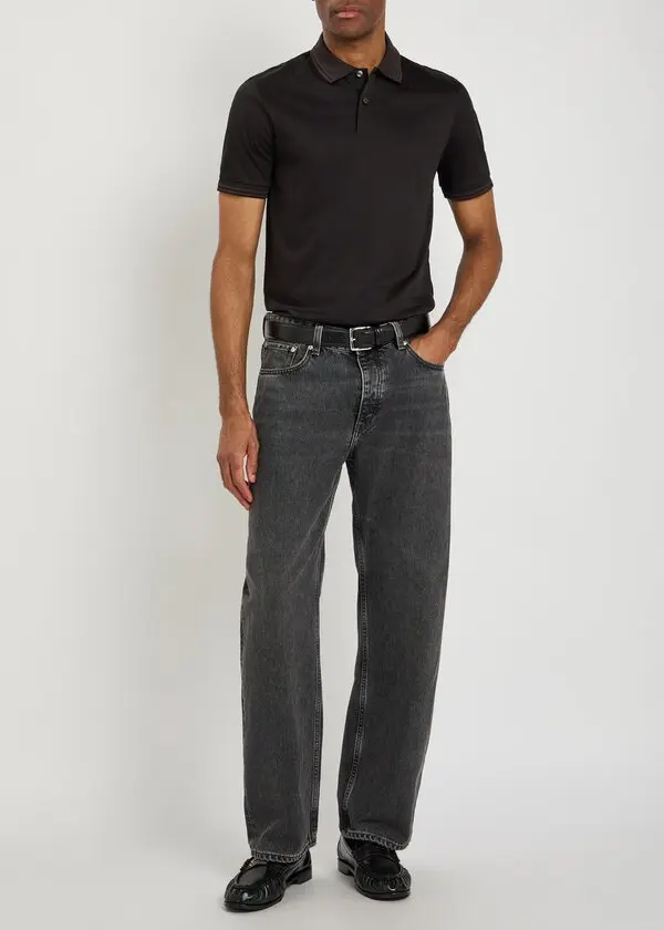 BOSS Phillipson Striped Trims Polo Shirt