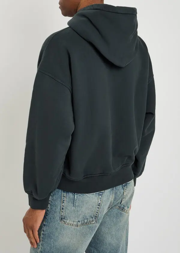 Rhude Regatta Club Printed Cotton Sweatshirt - Black