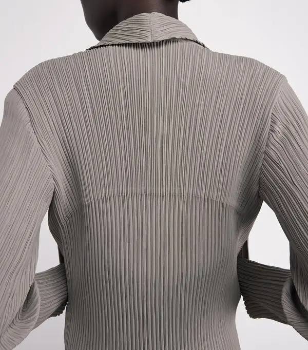 Issey Miyake Hatching Pleats Blazer