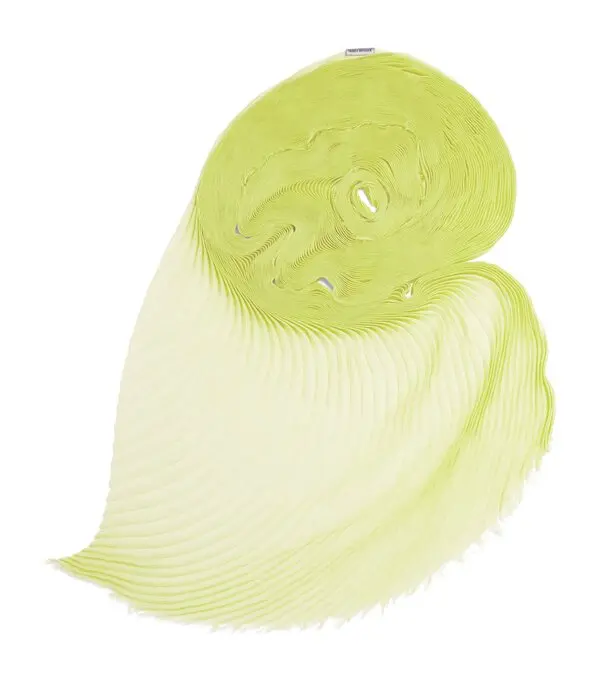 Issey Miyake Feather Pleats Stole - Green