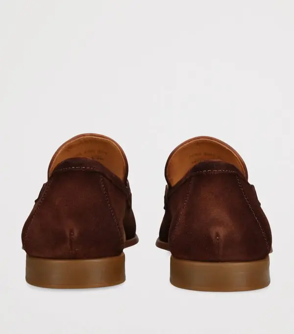 Magnanni Suede Seneca Tassel Loafers
