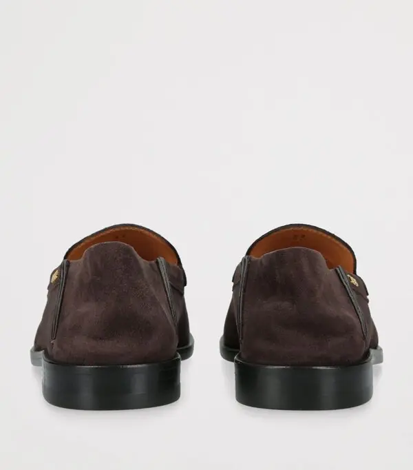 TOD'S Suede Loafers - Brown